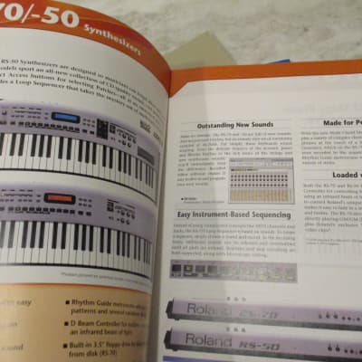 Roland Catalogs TR 909 Synthesizers- Effects - Stomp Boxes | Reverb