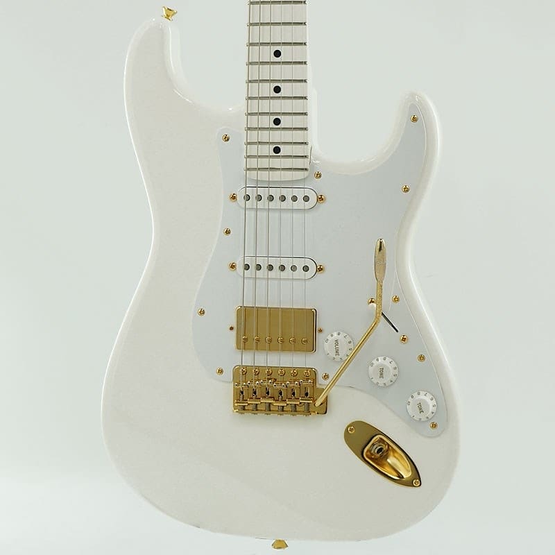 Moon [USED] Moon Custom Order Model ST-C All Snow White | Reverb