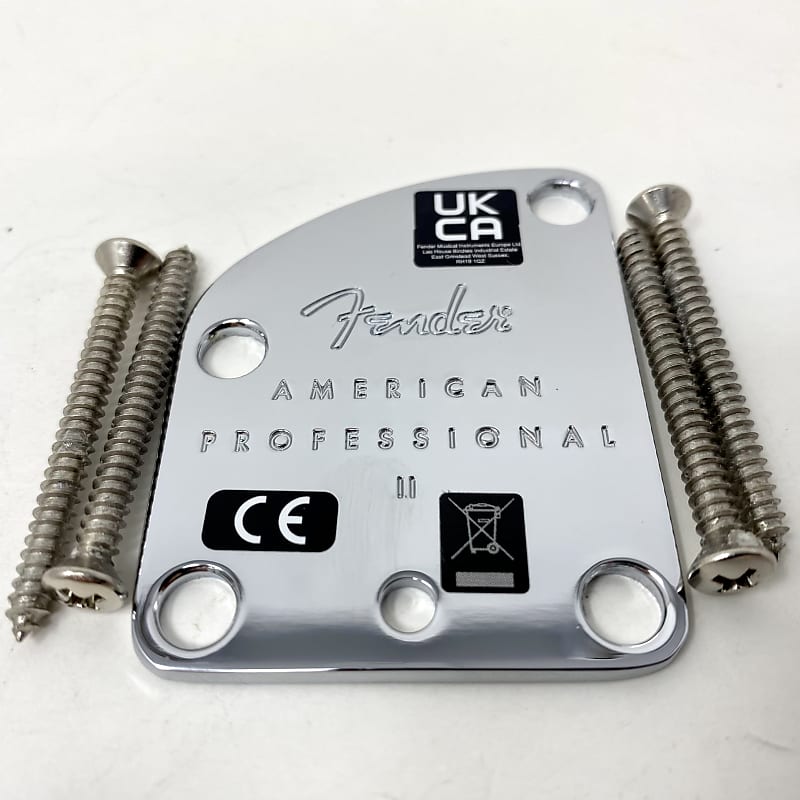 Fender American Professional II Contour Neck Plate MINT 23035 | Reverb