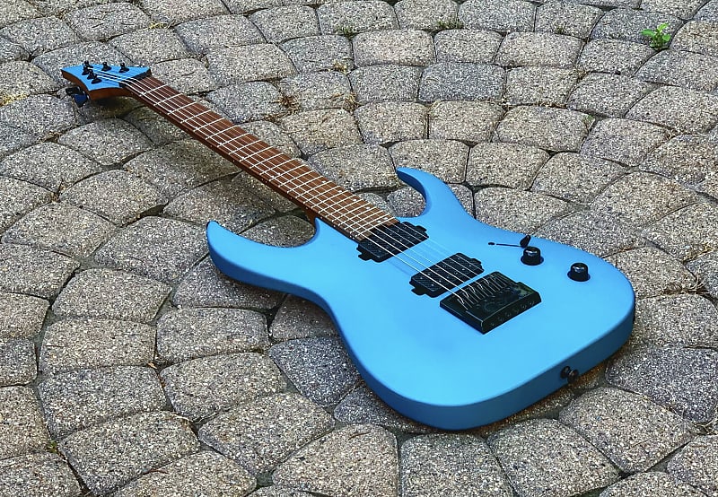 Jackson Misha Mansoor Juggernaut HT6 w/ Evertune - Matte Blue | Reverb