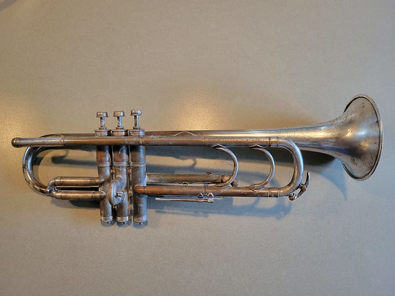 Pan American Trumpet - Silver Plate | Reverb