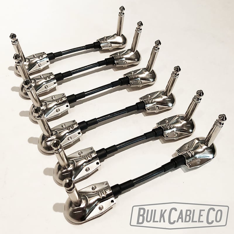 3" Pedal Board Patch Cable - 6 Pack - George L's .155 - | Reverb