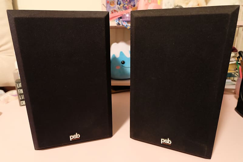 PSB Alpha Bookshelf Speakers | Reverb