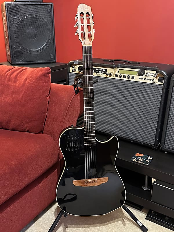 Godin MULTIAC STEEL SA 1996 - Black (with 13 pin midi) | Reverb Canada