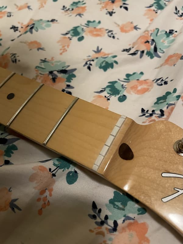 2018 Fender Baja 50's Telecaster neck, tuners, string tree | Reverb