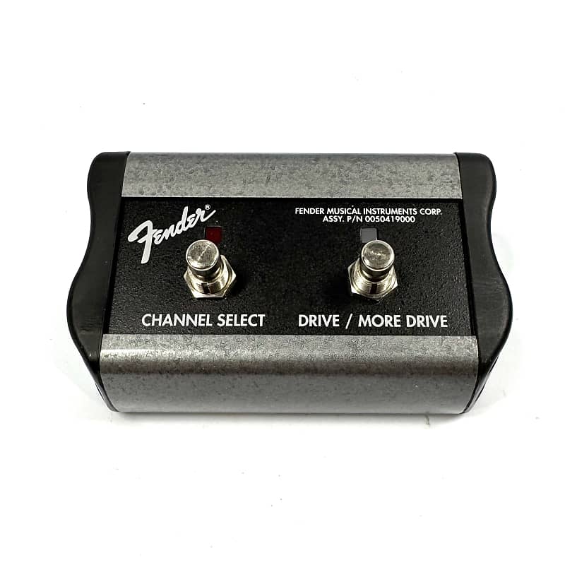 Fender 2 Button Footswitch Channel/Drive/More Drive | Reverb