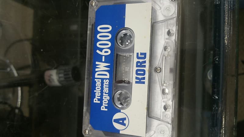 Korg Preloaded Programs DW 6000 Cassette Tape | Reverb