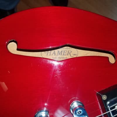 Hamer Artist electric guitar, cherry red USA OHC 2001 | Reverb