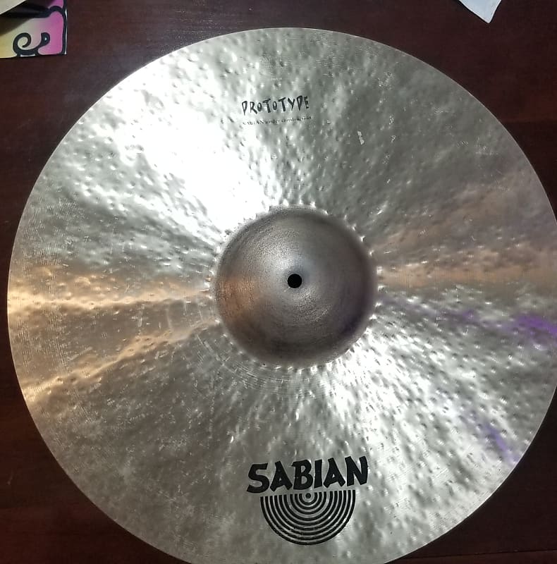 20" HH HHX Sabian Prototype 2010s - Natural Crash Ride | Reverb