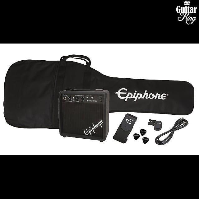 Epiphone SG Junior Satin Ebony Starter Pack | Reverb