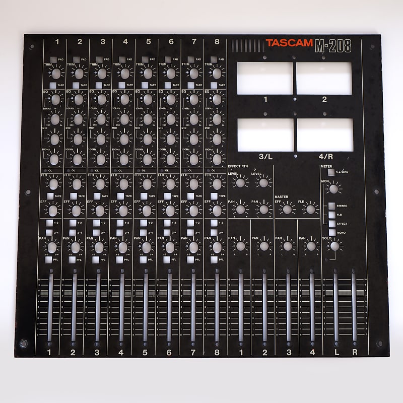 TASCAM M-208 /// FRONT PANEL | Reverb