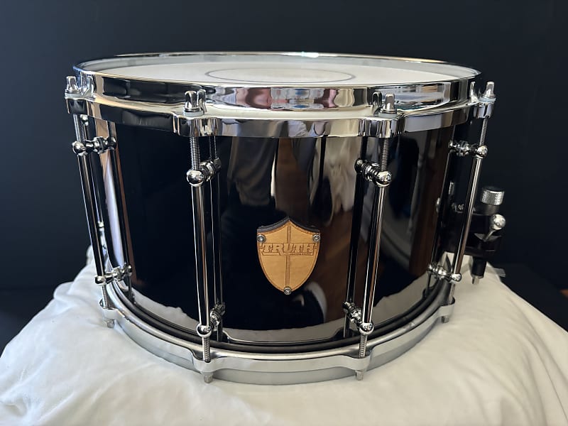 Truth Custom Drums 8x14” Black Brass Snare Drum 2017 - | Reverb