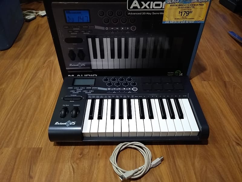 M-Audio Axiom 25 USB MIDI Controller with Original Box - | Reverb