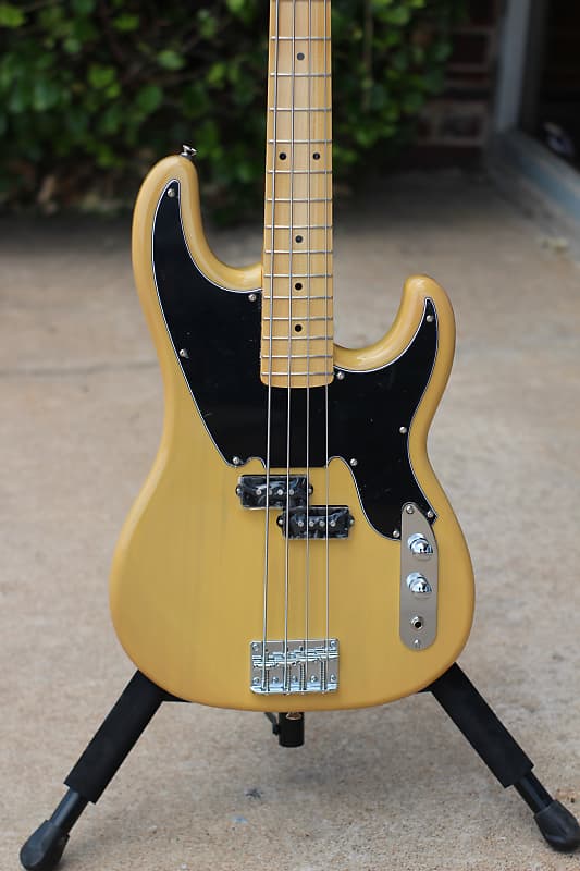 Tagima TW Series Electric Bass Guitar in Butterscotch Finish | Reverb