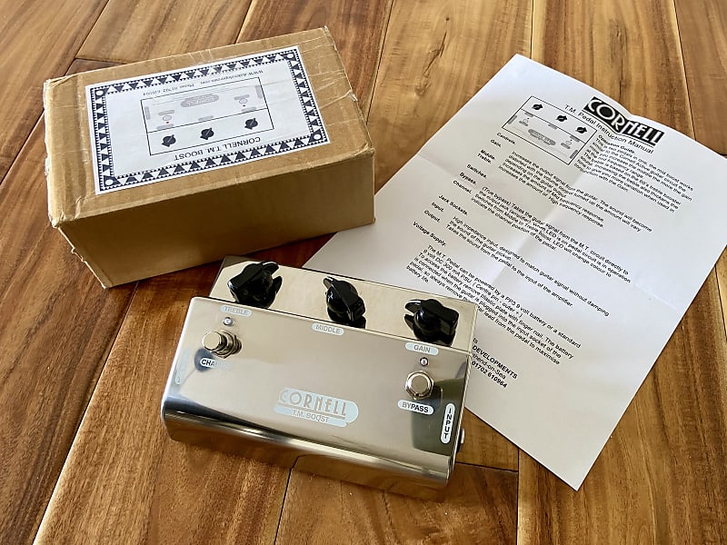 Cornell Treble Middle TM Boost Pedal Handwired Boost Circuit | Reverb