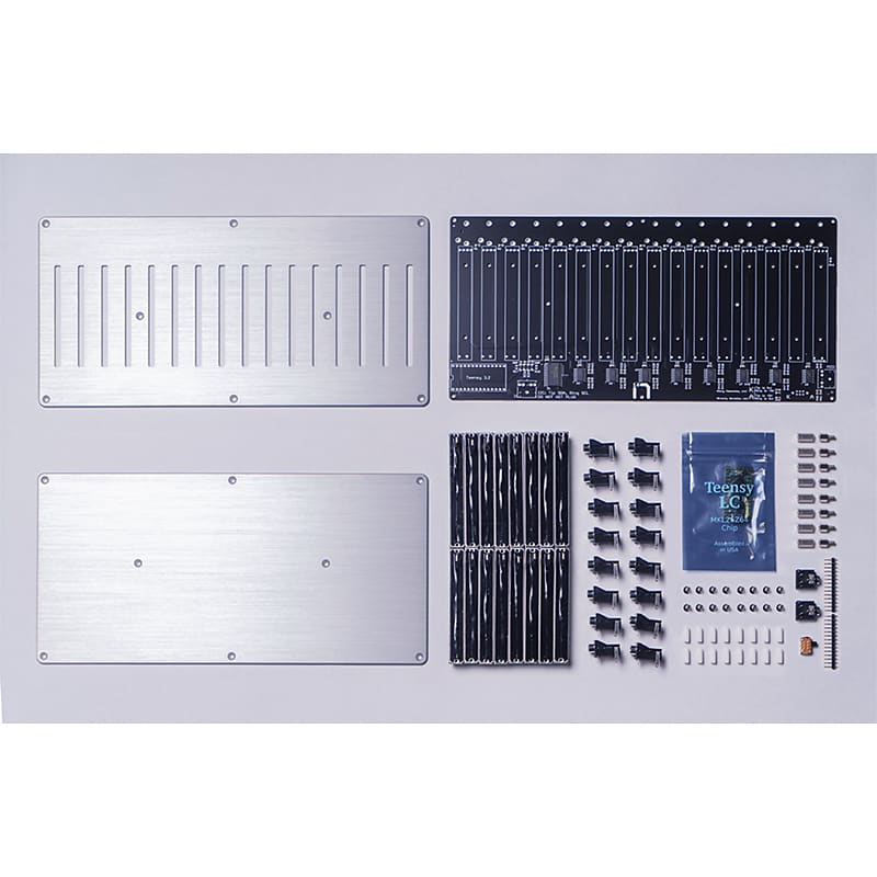 Sdkc Instruments 16n Faderbank hairline finished aluminium | Reverb