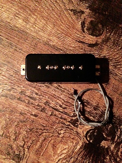 Lollar Pickups Custom P90 Bridge 2016 Black Pickguard Mount | Reverb