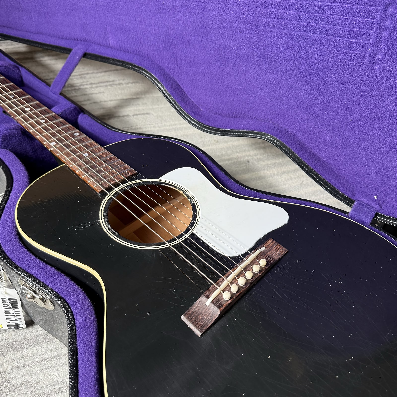 SOLD Gibson Custom Shop Murphy Lab '33 L-00 Light Aged - Ebony w/ Pickup - The Acoustic Guitar Forum