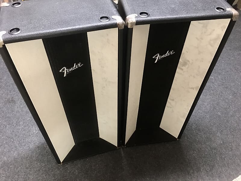Fender Sound Column 4-8 Mid 70’s Black/White | Reverb