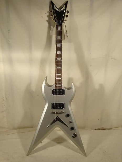 Dean SplitTail Electric Guitar with silver finish Silver | Reverb