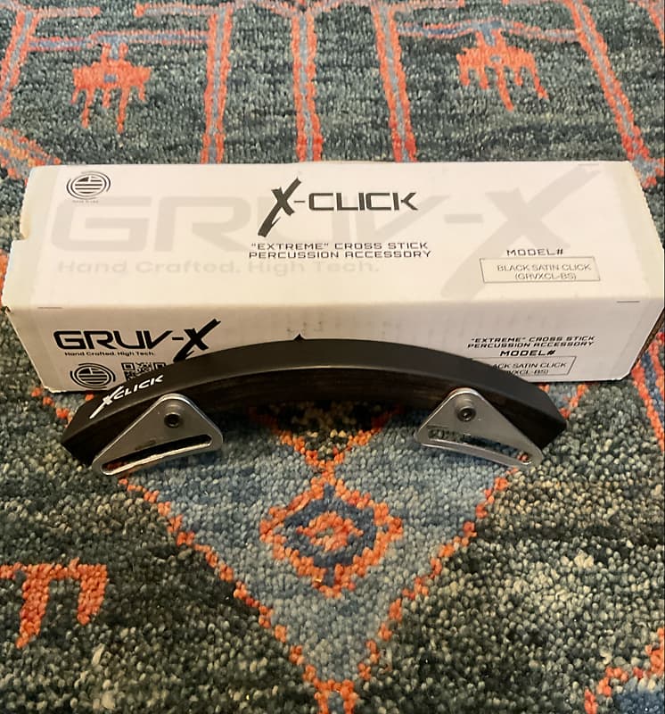 Gruv-X X-Click Percussion Block - Black Satin (GRVXCL-BS) | Reverb