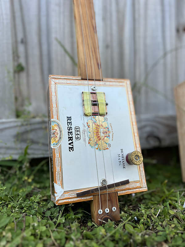 Fretless Slide Cigar Box Guitar | Reverb