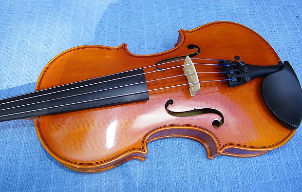 Strobel 3/4 size violin outfit ML 80 2014 Amber Stain Gloss | Reverb