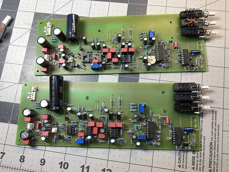 Amek clone ”Green” Mic preamp PCBs DIY mic preamps 2015 | Reverb