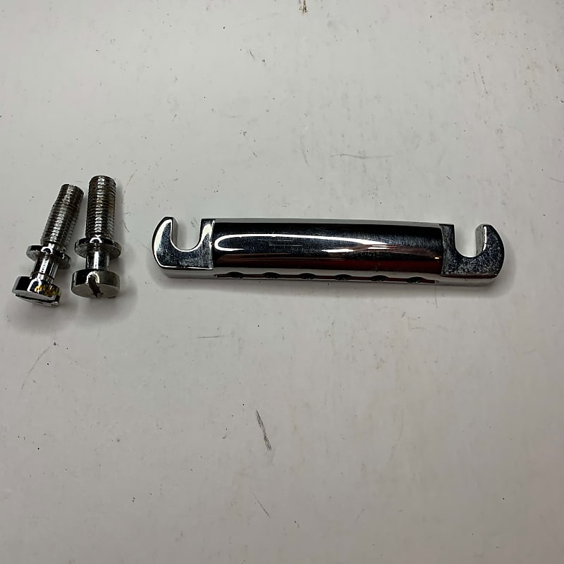 Gibson Stop Bar and Posts 1970s-1980s - Chrome | Reverb