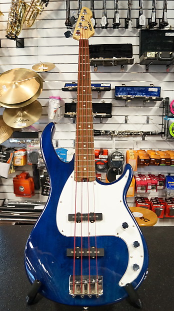 Peavey Milestone III Trans Blue Jazz Style Bass! Sleeper | Reverb