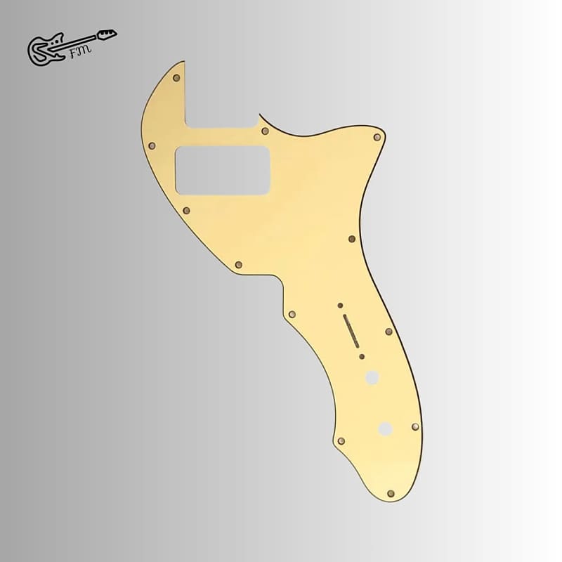 Cream Yellow Telecaster Thinline Humbucker Pickguard-Cream | Reverb