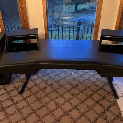 Argosy Dual15 Studio Workstation Desk with 803 Racks - Black | Reverb