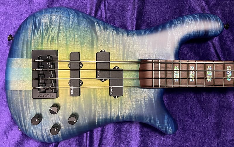 Spector USA NS-2, Matte Green-Blue Burst / Pau Ferro *On | Reverb