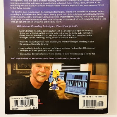 Modern Recording Techniques 7th Edition New Book Audio | Reverb