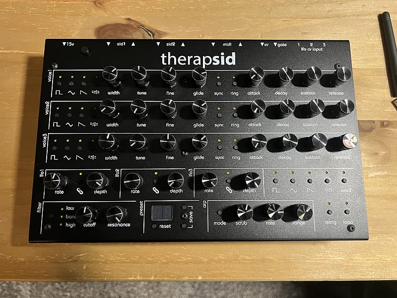 Twisted Electrons TherapSID MK3 w/ matching 8580 SID Chips | Reverb