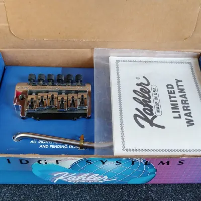1980s Kahler Auto Latch System OEM factory pack (Black Bar) | Reverb