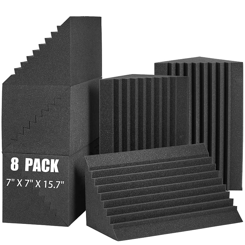 Acoustic Foam Corner, Sound Proof Foam Panels For Walls | Reverb