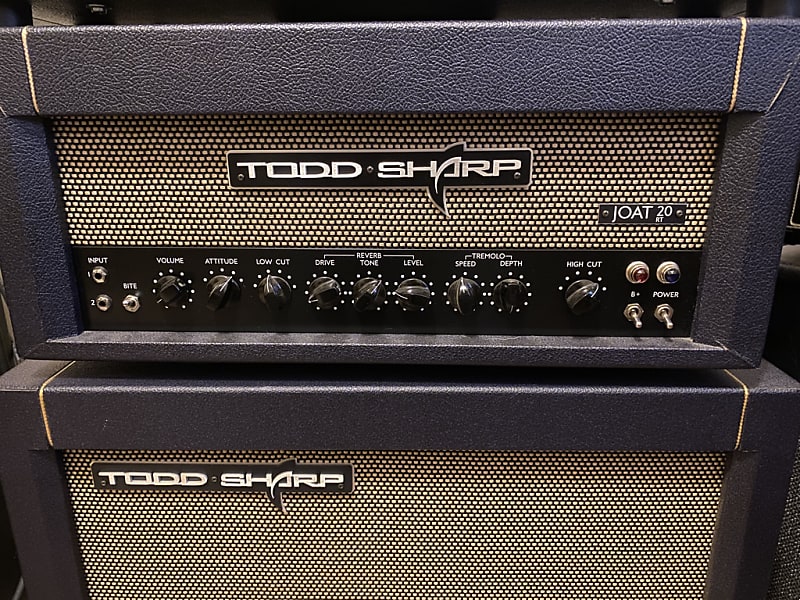 TODD SHARP 20 RT Amp Head - Blue Tolex | Reverb