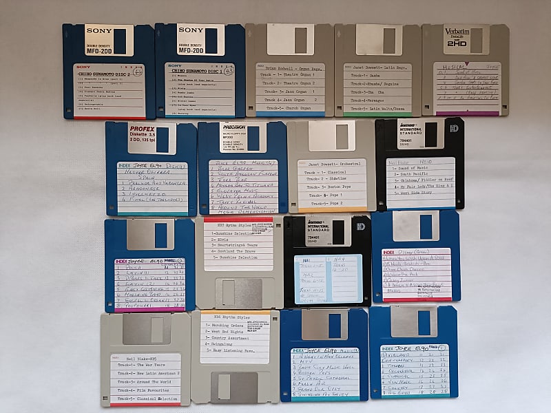 Yamaha Electone Disks EL 90 - Various Floppy Disk | Reverb Australia