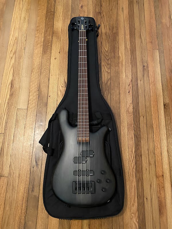 Spector USA Forte 4 Trans Black Matte 4 String Bass HAZ Lab | Reverb