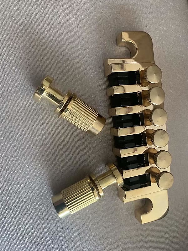 Epiphone Vintage TP-6 70's Tailpiece Bridge in Gold | Reverb