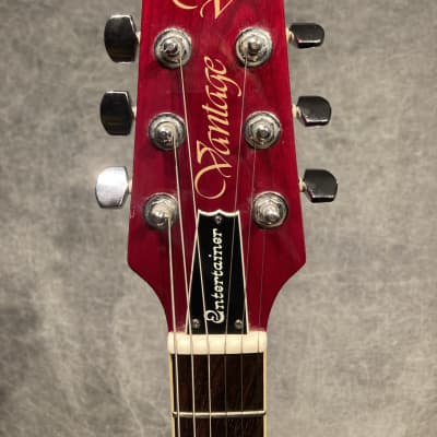 Vantage Entertainer 1982 - Transparent Red | Reverb