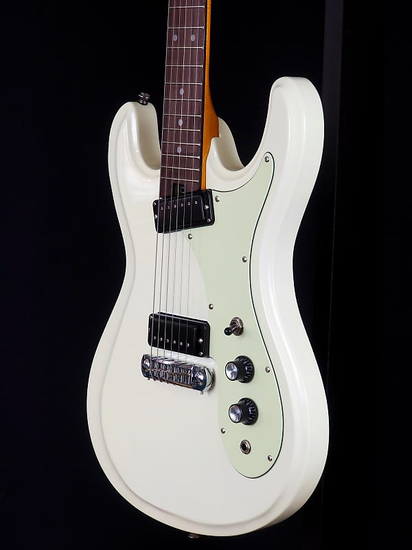Aria Pro II DM-206 2022 - Vintage White - UPGRADED BRIDGE | Reverb
