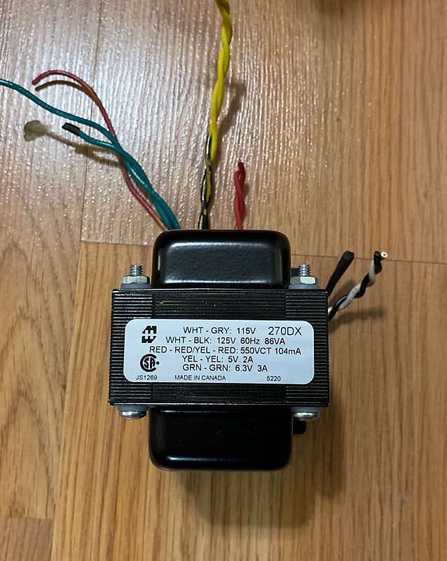 Hammond 270DX Power Transformer 275-0-275 104ma | Reverb