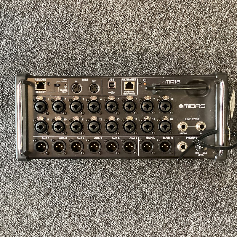 Midas MR18 18-channel Tablet-controlled Digital Mixer | Reverb