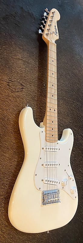 Fender Squier Stratocaster Mini White | Reverb
