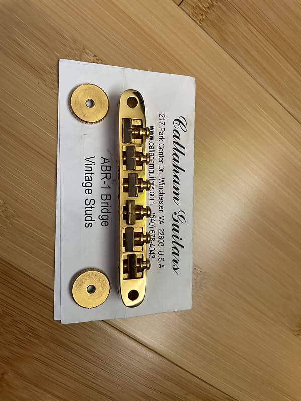 Callaham ABR-1 Bridge 2000’s - Ultra Rare Gold Plate | Reverb