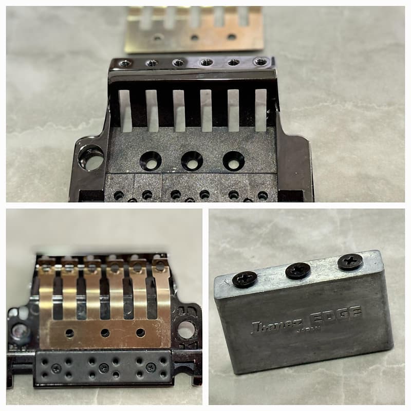 Cosmo Black Ibanez EDGE TREMOLO 6 String,BASE PLATE/ SPRING | Reverb