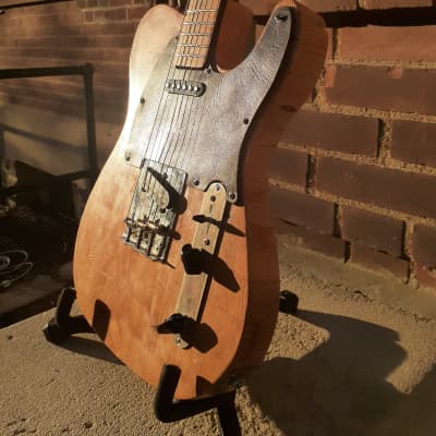 BadBrian Custom Handmade Reclaimed Wood Telecaster | Reverb Canada
