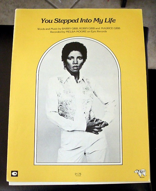 Melba Moore Vintage Sheet Music You Stepped Into My Life 1976 | Reverb